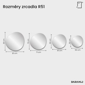 Zelené zrcadlo Pure R51