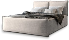 MSL Kontinentální čalouněná postel MONTY (160 x 200 cm) Barva látky: POSO 100