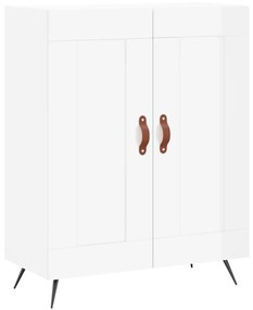 Skříň highboard lesklá bílá 69,5 x 34 x 180 cm kompozitní dřevo,  3195765