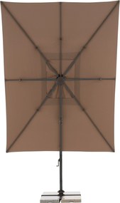 Doppler ALU XL ULTRA 4x3 m - výkyvný zahradní slunečník s boční tyčí