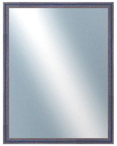 DANTIK - Zarámované zrcadlo - rozměr s rámem cca 70x90 cm z lišty LYON modrá (2668)