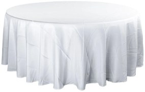 Ubrus k zemi na kulatý stůl průměr 152 cm Barva ubrusu: BÍLÁ / WHITE