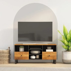 vidaXL TV stolek 100 x 33 x 46 cm masivní mangovník a kompozitní dřevo