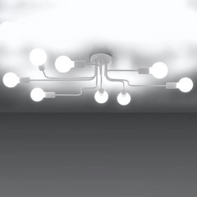 Sollux Lighting Lustr VECTOR 8 bílý