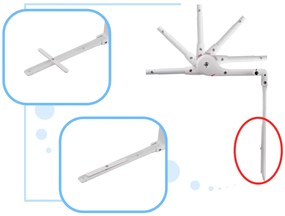 Creative Corner Bezpečnostní branka zábrana na postel 120cm šedá