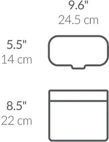 Nádoba na kompostovatelný odpad v matně zlaté barvě 4 l – simplehuman