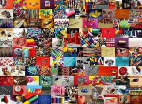 GRAFIKA Puzzle Koláž: Šití / 3000 dílků / 116 x 85 cm