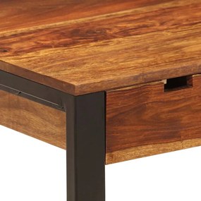 Psací stůl 110 x 55 x 78 cm masivní akácie  a ocel 247963