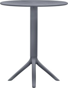 Kulatý stůl Lacota 60 cm - antracitová