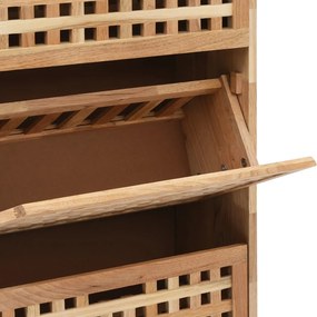 Botník 55 x 20 x 104 cm masivní ořechové dřevo 247600