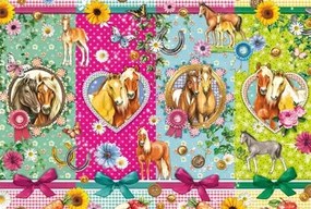 SCHMIDT Puzzle Koňská radost / 200 dílků / 43,2 × 29,1 cm