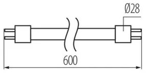 LED trubice zářivka Kanlux T8 LED GLASSv3 9W-NW EM/230V 60cm 9W (18W) 4000K neutrální bílá G13 26062