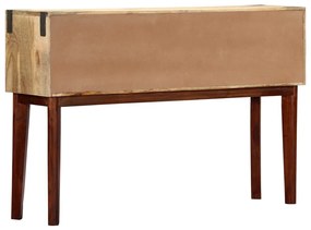 vidaXL Konzolový stolek 115 x 30 x 76 cm masivní hrubý mangovník