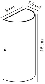 Nordlux - LED Venkovní nástěnné svítidlo ROLD LED/10,5W/230V IP54 černá