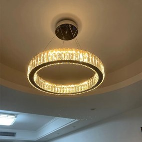 Stropní svítidlo LED APP982-CP stříbrné