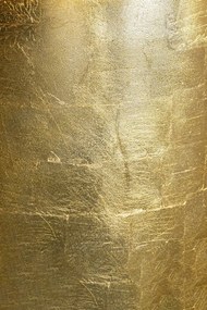 Exkluzivní květináč SOLERIO, sklolaminát, výška 80 cm, zlatý lesk