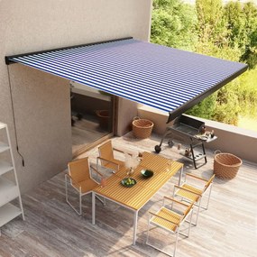 Kazetová markýza s ručním ovládáním 400x300 cm Dekorhome