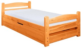 Drewmax dřevěná postel LK144 90x200 olše