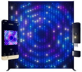 Twinkly TWDJ1120STP-BEU - LED RGBW Venkovní závěs 1120xLED 2,6x2,7 m IP44 Wi-Fi
