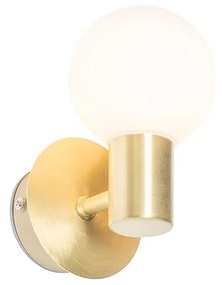 Smart wandlamp goud IP44 incl. Wifi G9 - Cederic Up