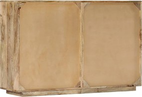 Skříňka abeceda se 6 zásuvkami 120x35x79 cm masivní mangovník 247712
