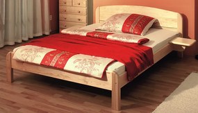 Gazel BERGHEN dřevěná postel N 180 přírodní