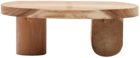 OnaDnes -20% Dřevěný konferenční stolek Kave Home Mosi 90 x 60 cm