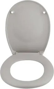 Spirella NEELA šedo-hnědá / WC prkénko / Soft-close / Duroplast Thermo
