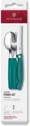 VICTORINOX Swiss Classic Pikniková sada 3 ks zelená
