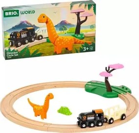 BRIO Dinosauří kruhová vláčkodráha / od 3 let