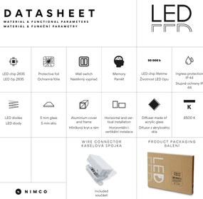 Nimco LED zrcadlo 600x800 - ZP 20002