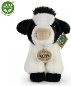 RAPPA Plyšová kráva sedící 18 cm / ECO-FRIENDLY / od 0 měsíců