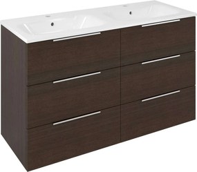 Sapho Cirasa - Umyvadlová skříňka 118x75x46 cm, 6x zásuvka, borovice rustik CR121-1616-31