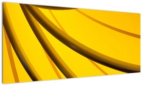 Žlutá abstrakce (100x40cm)