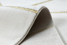 Dywany Łuszczów, Kusový koberec Emerald 1013 cream and gold, 200x290, bílá, kancelář