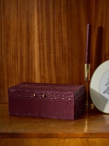 Sinsay - Šperkovnice s Přihrádkami - tmavě fialová