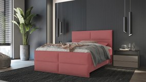 SFAB Kontinentální čalouněná postel PIZA (160x200 cm) Barva látky: Šedá (Element 23)