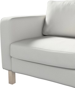 Potah na křeslo IKEA Karlstad, krátký barva šedá látka pletený vzor