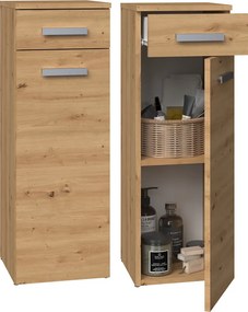 Nízká koupelnová skříňka NEL V DS dub artisan