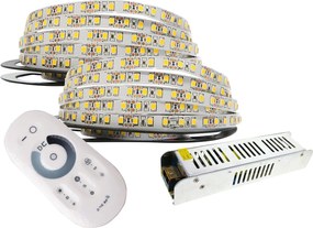 Set Led pásek 2835 IP20 10M Bílá Teplá Dotyková