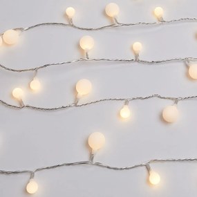 SNOW BULBS Světelný řetěz venkovní se zástrčkou - bílá