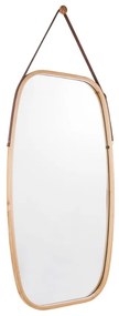 OnaDnes -20% Time for home Bambusové závěsné zrcadlo Idylica 74 x43 cm