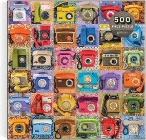 Galison Puzzle Troy Litten Eastern Bloc Telephones / 500 dílků / od 8