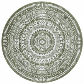Kusový koberec Matto zelený kruh 160cm