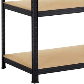 Regál 180x90x40 cm černý