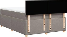 Box spring postel s matrací taupe 140x200 cm textil 3286721