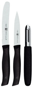 TWIN Grip set 3 ks špikovací nůž, univerzální nůž a škrabkya ZWILLING