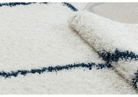 Kusový koberec Shaggy Ortas krémový 140x190cm
