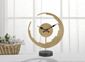 Stolní hodiny Mauro Ferretti Trophy, 25x10x30 cm, zlatá/černá