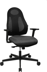 XXXLutz OTOČNÁ ŽIDLE, síťovina, antracitová, černá Dieter Knoll - Online Only kancelářské židle - 001319006804